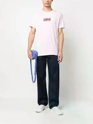 Viktor & Rolf Love-print Cotton-blend T-shirt