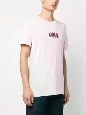 Viktor & Rolf Love-print Cotton-blend T-shirt
