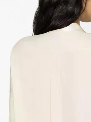 Rag & Bone Philippa Draped Satin Blouse