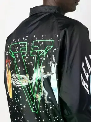 SAINT MXXXXXX Graphic Print Shirt Jacket