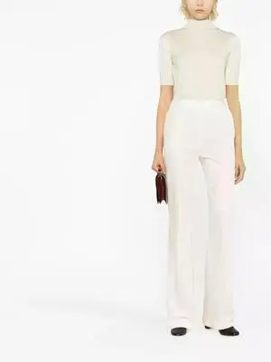 Ermanno Scervino High-waisted Tailored Trousers - White