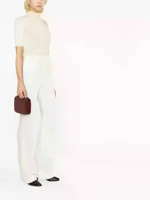 Ermanno Scervino High-waisted Tailored Trousers - White