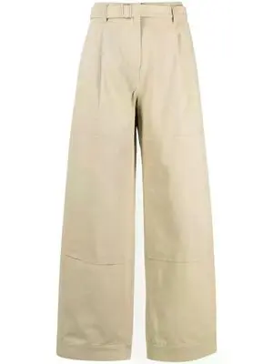 LOW CLASSIC Wide-leg Belted Trousers