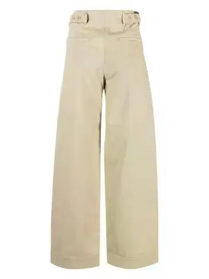 LOW CLASSIC Wide-leg Belted Trousers