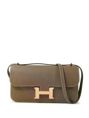 Hermès Constance Elan Shoulder Bag In Taupe Epsom Leather