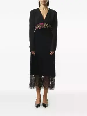 Lanvin V Neck Evening Dresses