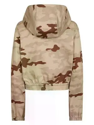 Dsquared2 Camouflage Print Hooded Jacket