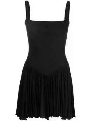 GIOVANNI BEDIN Square Neck Corset Minidress
