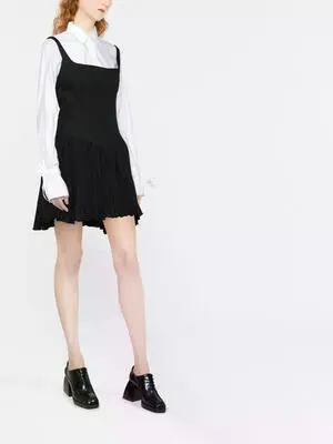 GIOVANNI BEDIN Square Neck Corset Minidress