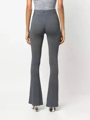Remain Birger Christensen Rib Knit Trousers With Front Slit