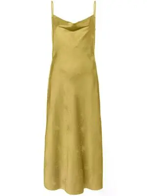 ALLSAINTS Hadley Jacquard Midi Dress In Apple - Green