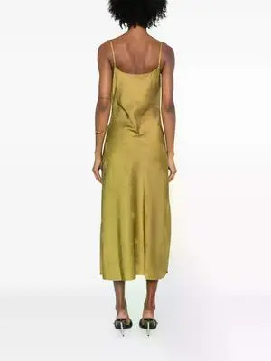 ALLSAINTS Hadley Jacquard Midi Dress In Apple