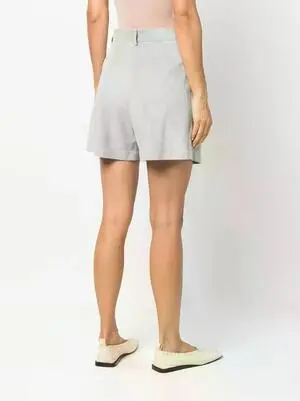 Fabiana Filippi Suede High-waisted Shorts