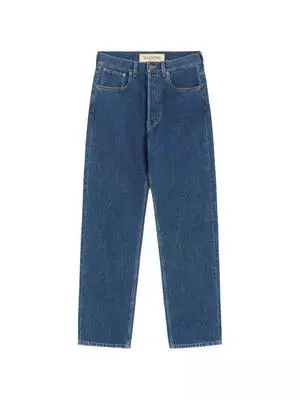 Valentino Garavani Cotton Denim Vgold Jeans