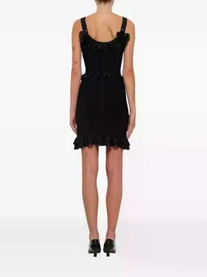 Alexander McQueen Ruffled Lace Jacquard Dress