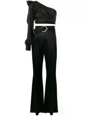 Philipp Plein One-shoulder Jumpsuit - Black