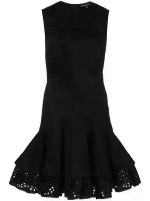 Alexander McQueen Fit And Flare Short Dress