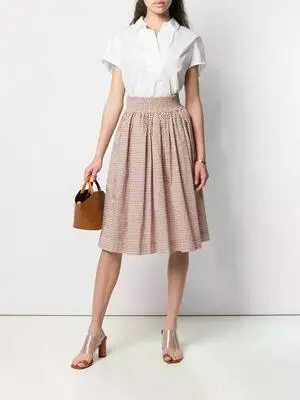 Woolrich Printed Popeline Skirt - Neutrals