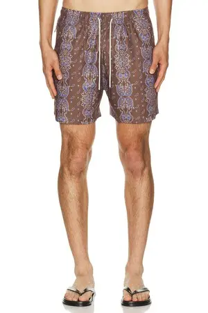 Oas Paisley Print Swim Shorts - Itaca