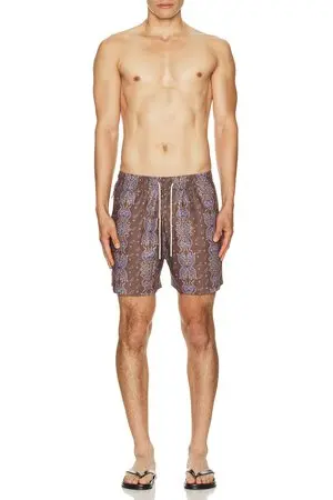 Oas Paisley Print Swim Shorts - Itaca