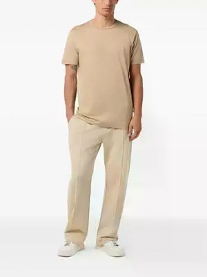 BILLIONAIRE Round-neck Logo-embroidered T-shirt - Neutrals