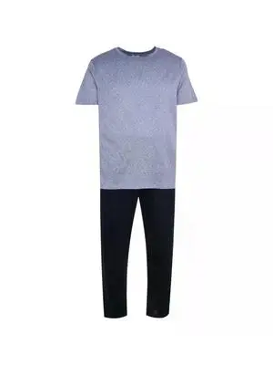 Zimmerli Short-sleeve Pajamas - Blue