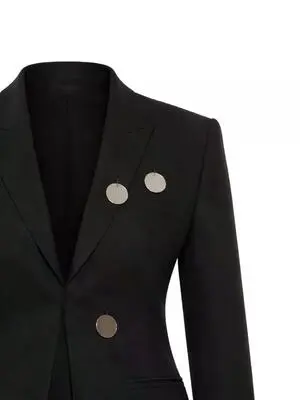 David Koma Mirror Embellished Peak-lapel Blazer