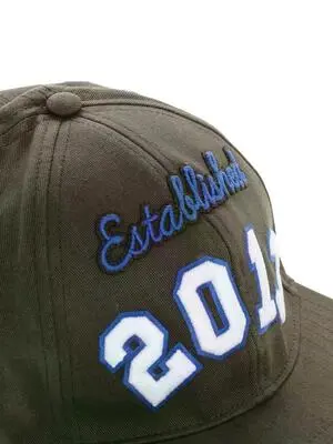 Off-White Embroidered Cotton Twill Baseball Cap
