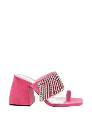 NODALETO Crystal Embellished Sandals