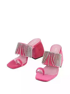 NODALETO Crystal Embellished Sandals