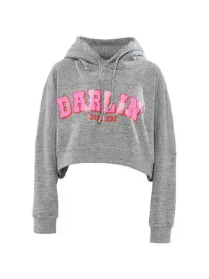 Dsquared2 Cropped Logo Hoodie