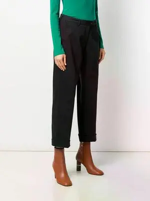 Woolrich Cropped Stretch Cotton Trousers
