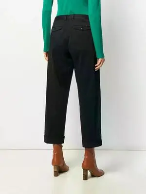 Woolrich Cropped Stretch Cotton Trousers
