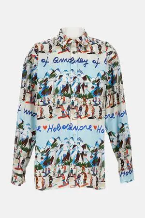 ALESSANDRO ENRIQUEZ Printed Cotton Shirt - Multicolor