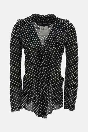 Junya Watanabe Polka Dot Single-breasted Blazer - Nero