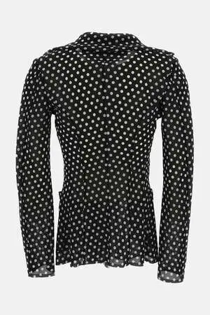 Junya Watanabe Polka Dot Single-breasted Blazer - Nero