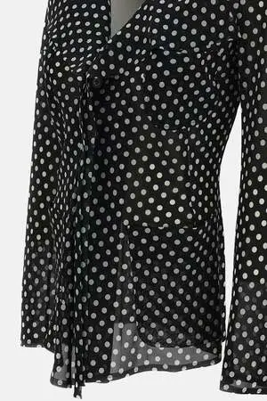 Junya Watanabe Polka Dot Single-breasted Blazer - Nero