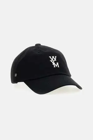 WOOYOUNGMI Baseball Cap With Logo Embroidery - Black