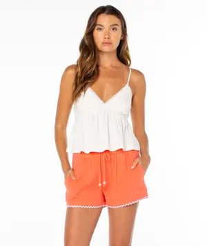 Roxy Coastal Sun Tank Top - Dew Solid