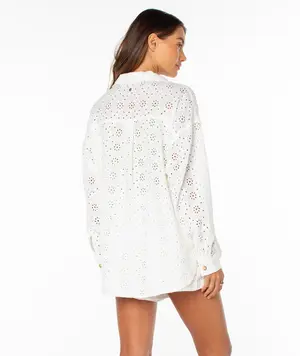 Roxy Morning Time" Eyelet Shirt