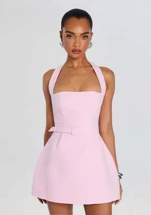 SANS FAFF Halter Mini Bubble Dress