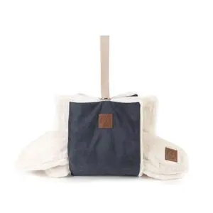 FLUFF & BOOTS Signature Set - Blue/white