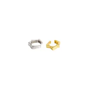 GUTTA DESIGN Rhodium-plated Sterling Ear Cuff - Silver