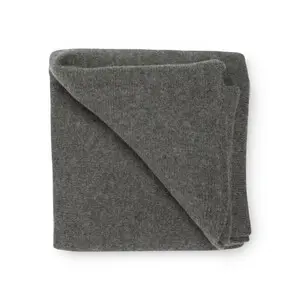 LOOM & COVE 100% Cashmere Blanket Dark - Grey