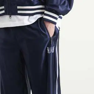 Needles Sateen Track Pants - Navy