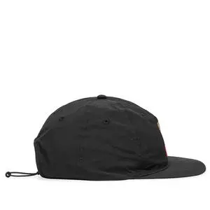 Satisfy Flitesilk 5 Panel Pinch Cap - Black