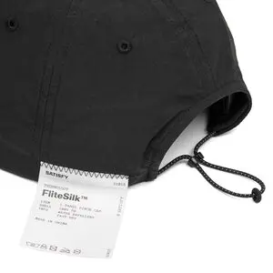 Satisfy Flitesilk 5 Panel Pinch Cap - Black