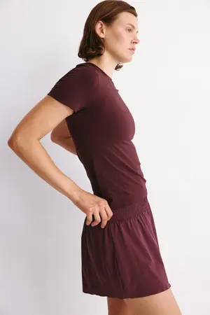 H&M Double-layered Sports Shorts - Boysenberry