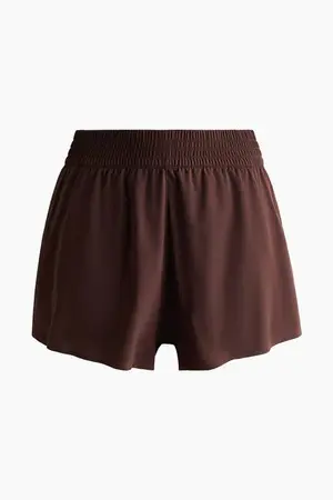 H&m H&M Double-Layered Sports Shorts Warm Brown