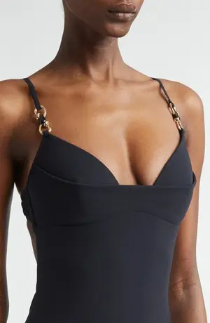 Zimmermann Mahon Trim Detail One-piece Swimsuit